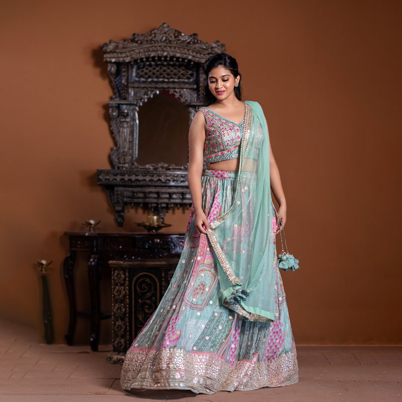 Designer Indian Wedding Lehengas In USA Online | Anu Attires
